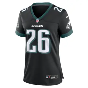 Nike Saquon Barkley Philadelphia Eagles Game Jersey - Black