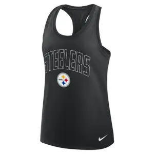 Nike Pittsburgh Steelers Primetime Dri-fit Nfl Racerback Tank Top - Black
