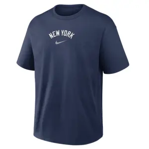 Nike New York Yankees City Name Max90 Mlb T-shirt - Blue