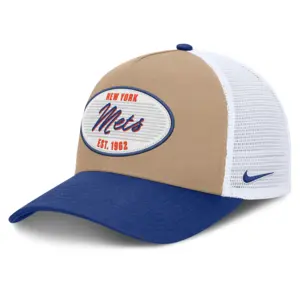 Nike New York Mets Rise Mlb A-frame Trucker Hat - Brown