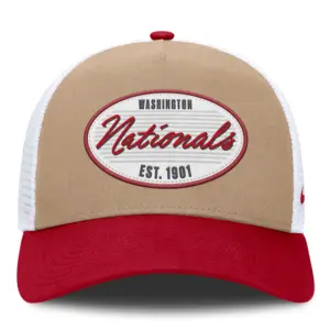 Nike Washington Nationals Rise Mlb A-frame Trucker Adjustable Hat