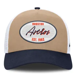 Nike Houston Astros Rise Mlb A-frame Trucker Adjustable Hat