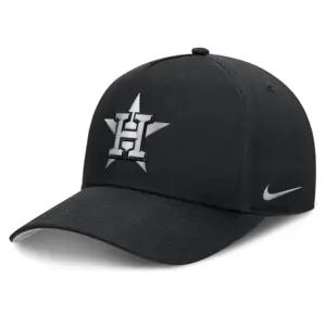 Nike Houston Astros Trucker Adjustable Hat - Black