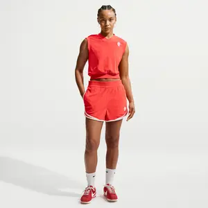 Nike Chill Terry V-neck Tank Top - Red