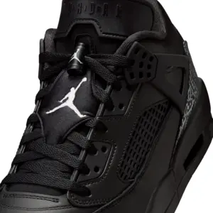 JORDAN Spizike Low Leather Sneakers - Black