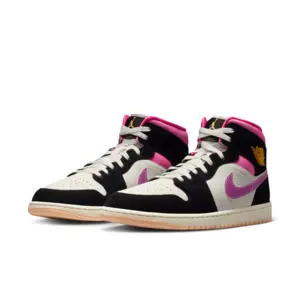 JORDAN 1 Mid Se Sneakers - Black