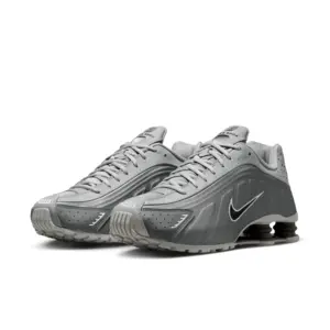 Nike Shox R4 Athletic Shoes - Grey