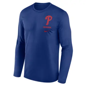 Nike Philadelphia Phillies 2-hit Legend Long-sleeve T-shirt - Blue