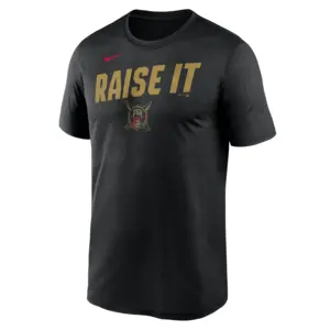 Nike Pittsburgh Pirates City Connect Team Phrase Script Dri-fit Mlb T-shirt - Black