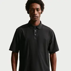 Nike Tailored Performance Dri-fit Golf Polo - Black