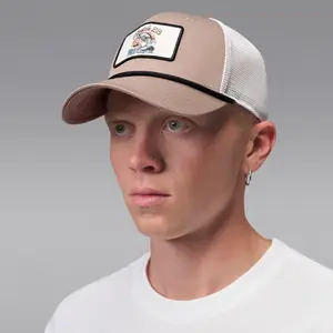 JORDAN Rise Structured Trucker Hat - Brown