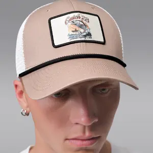 JORDAN Rise Structured Trucker Hat - Brown