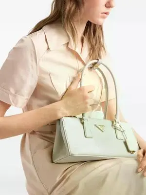 Prada Galleria Medium Saffiano Leather Bag - Neutrals