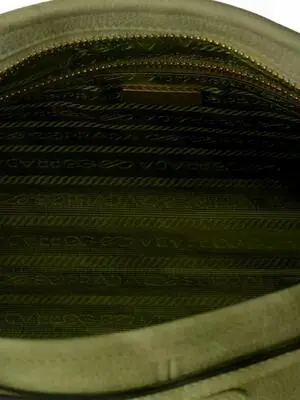 Prada Medium Bonnie Leather Shoulder Bag - Green
