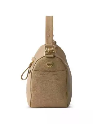 Prada Small Leather Bag With Top Handle And Shoulder Strap