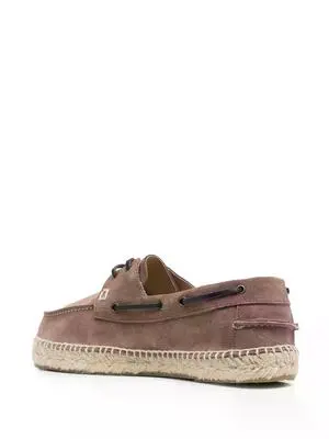 Manebí Lace-up Suede Espadrilles