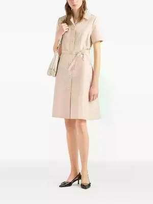 Prada Faille Shirt Dress