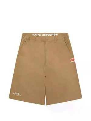 Aape By *a Bathing Ape Logo Shorts For Men