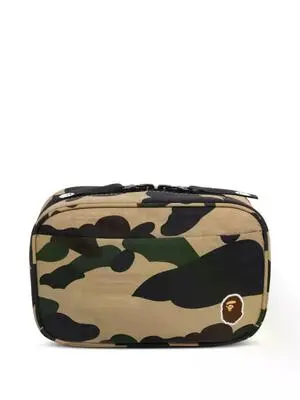A BATHING APE 1st Camo Wash Bag - Neutrals