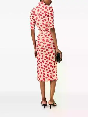 Stella McCartney Printed Ruched Skirt - Pink