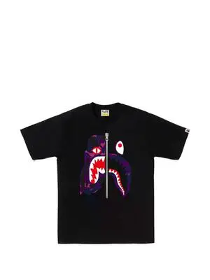 A BATHING APE Shark Graphic-print T-shirt - Black