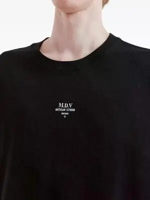 MUSIUM DIV. Layered-effect Logo-print T-shirt