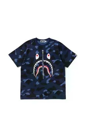 A BATHING APE Shark Camouflage-print T-shirt
