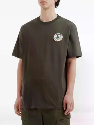 CHOCOOLATE Graphic-patch T-shirt - Brown