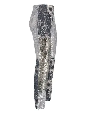 MAISON MARGIELA Patchwork Sequin Straight Leg Pants - Multi