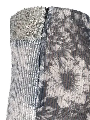 MAISON MARGIELA Patchwork Sequin Straight Leg Pants - Multi