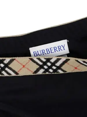 Burberry Check Swim Briefs - Black