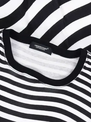 Undercover Asymmetrical Striped T-shirt