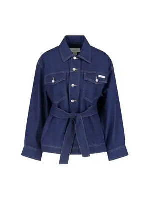 Calvin Klein Denim Tie Jacket