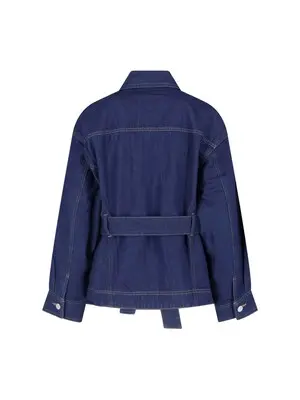 Calvin Klein Denim Tie Jacket