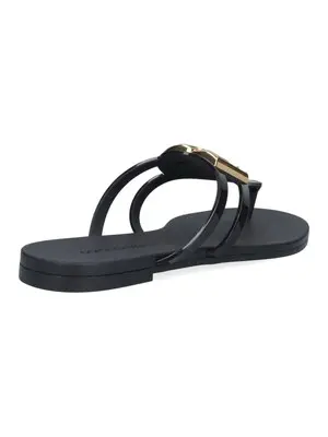Dolce & Gabbana Dg Flip Flops - Black