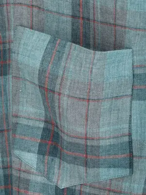 MAGLIANO Checked Linen Shirt