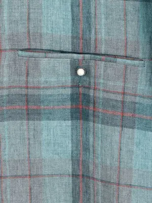 MAGLIANO Checked Linen Shirt