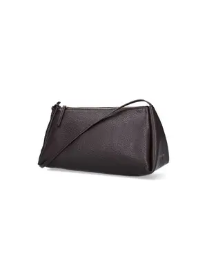 Calvin Klein Leather Shoulder Bag - Brown