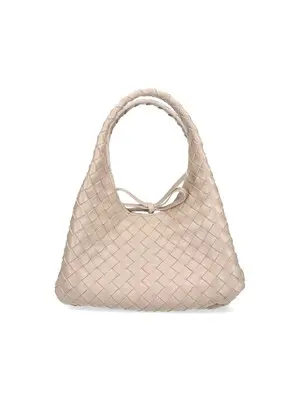 Bottega Veneta Small Campana Handbag - Beige