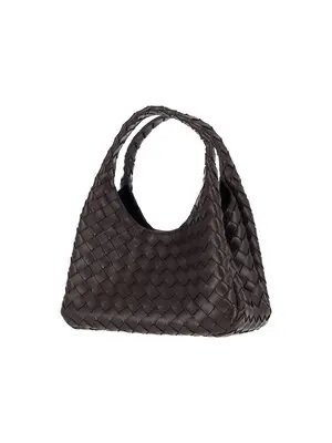 Bottega Veneta Small Campana Handbag - Brown