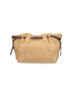 Tory Burch Romy Raffia Tote Bag