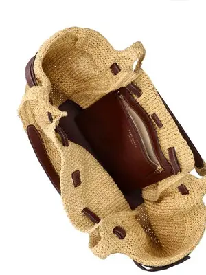 Tory Burch Romy Raffia Tote Bag