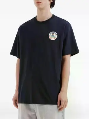 CHOCOOLATE Logo-patch T-shirt - Blue