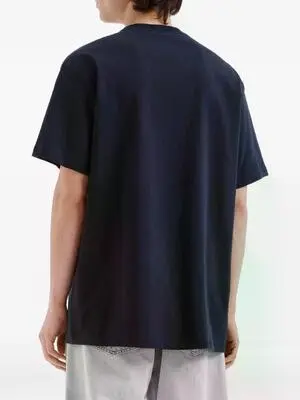 CHOCOOLATE Logo-patch T-shirt - Blue