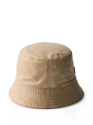 Prada Re-nylon Bucket Hat With Enameled Triangle Logo