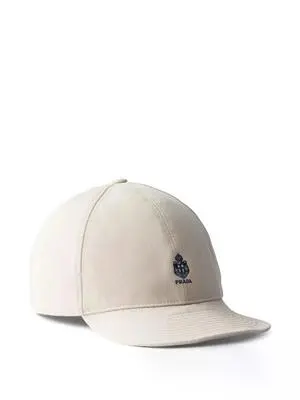 Prada Gabardine Baseball Cap - Neutrals