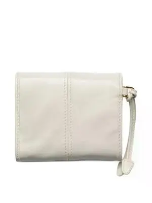 Prada Small Leather Wallet - Neutrals