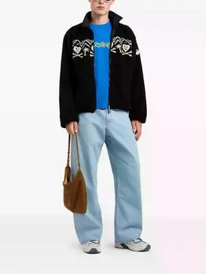 Palm Angels Wide-leg Five-pocket Jeans