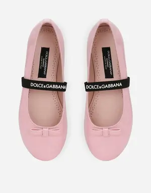 Dolce & Gabbana Patent Leather Ballerinas With Bow