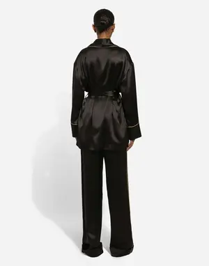 Dolce & Gabbana Silk Pajama Jacket